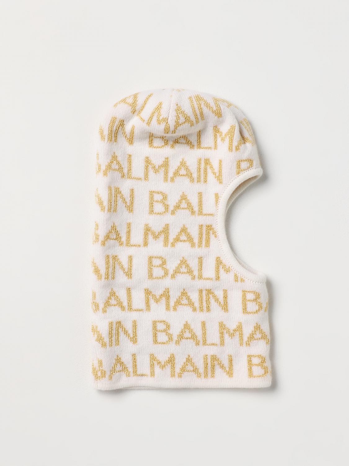 BALMAIN: Hat kids Kids - White | Balmain hat BT0A07Z1849 online at ...