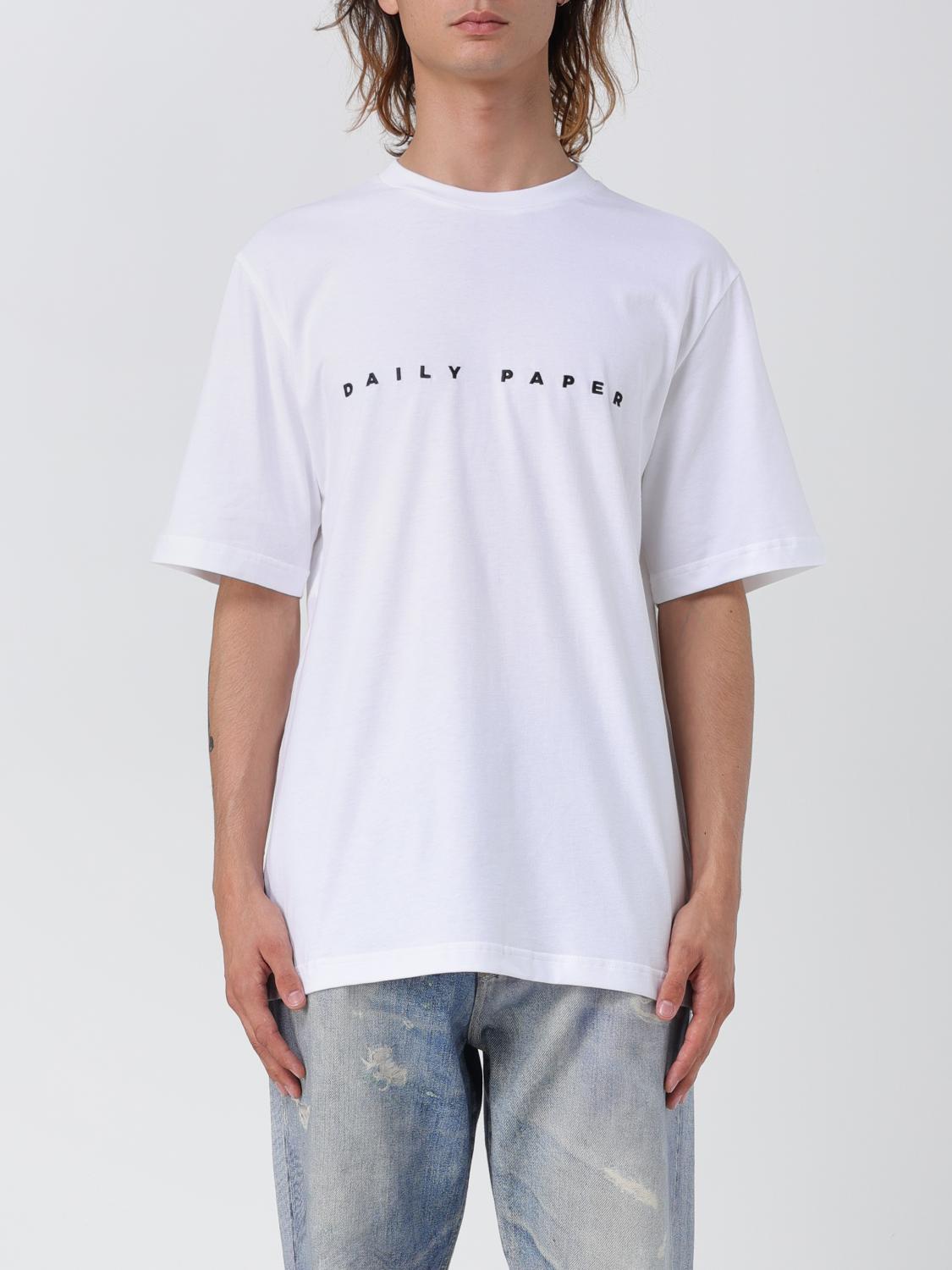 DAILY PAPER: T-shirt men - White | Daily Paper t-shirt 2021183 online at GIGLIO.COM