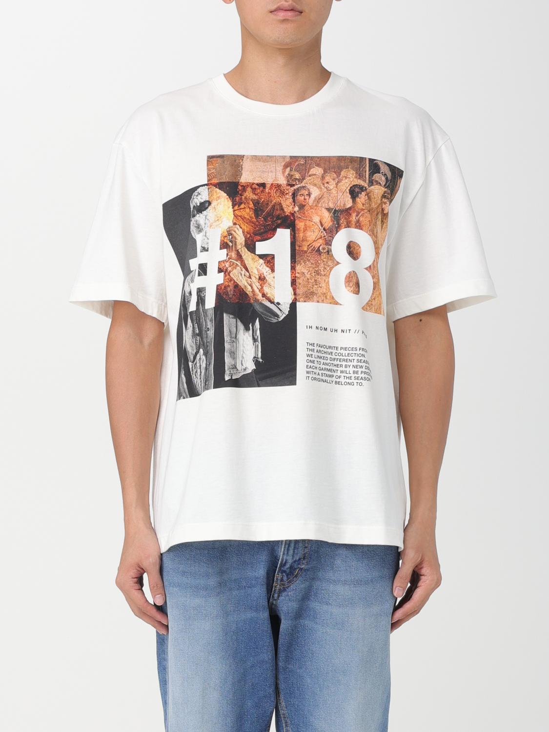 IH NOM UH NIT: T-shirt men - White | Ih Nom Uh Nit t-shirt NCW23261 ...