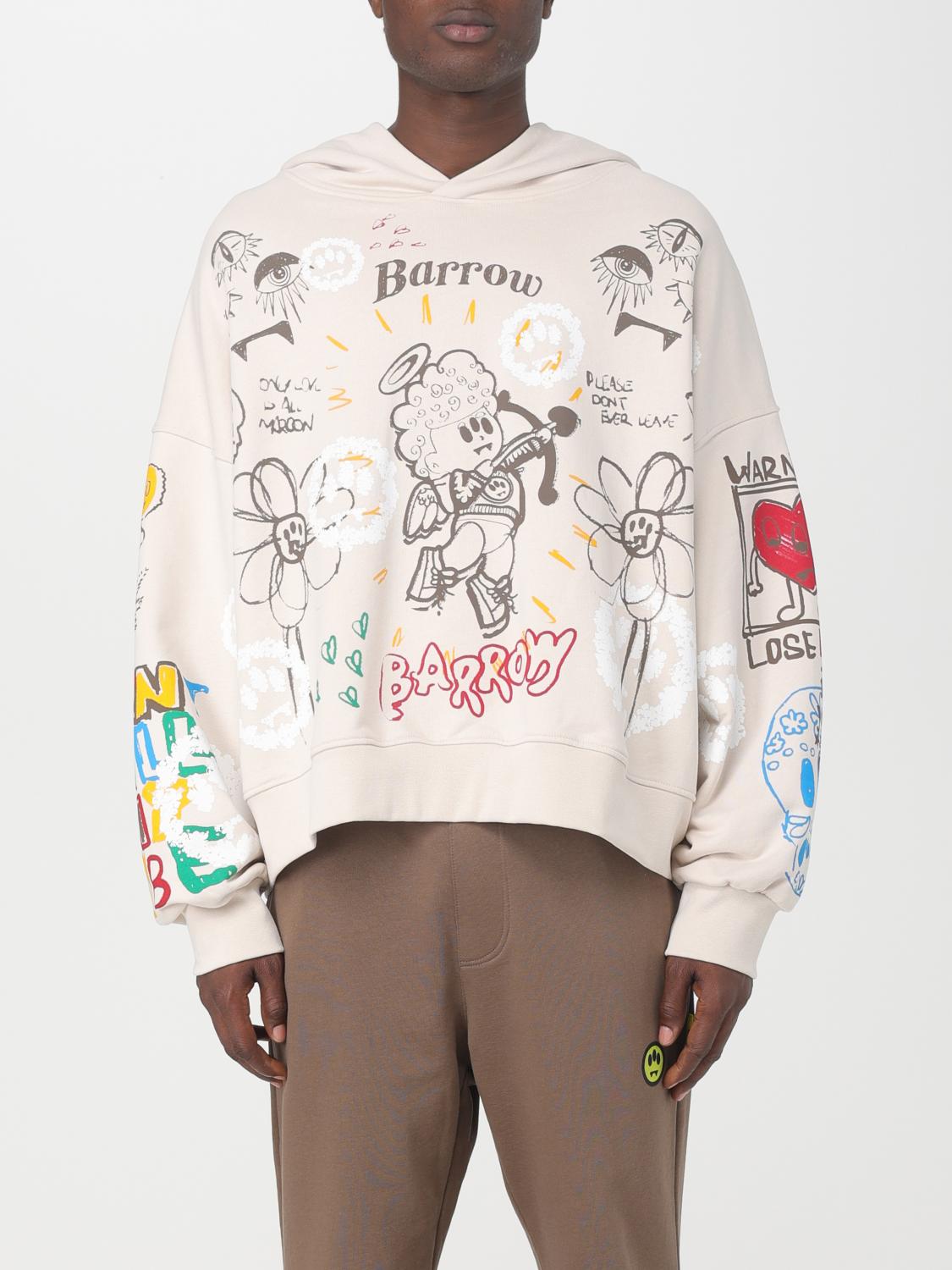 BARROW: Sweater men - Beige | Barrow sweater F3BUAHS063 online at ...