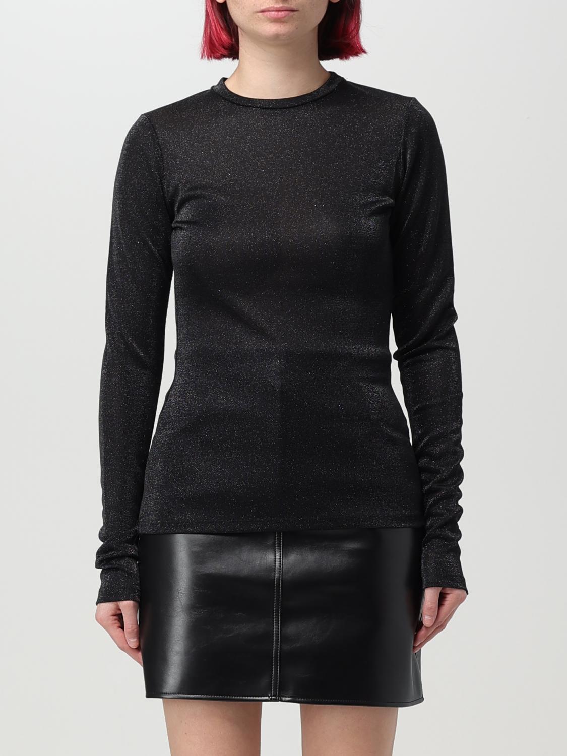 MSGM: Shirt woman - Black | MSGM sweater 3542MDM10237518 online at GIGLIO.COM