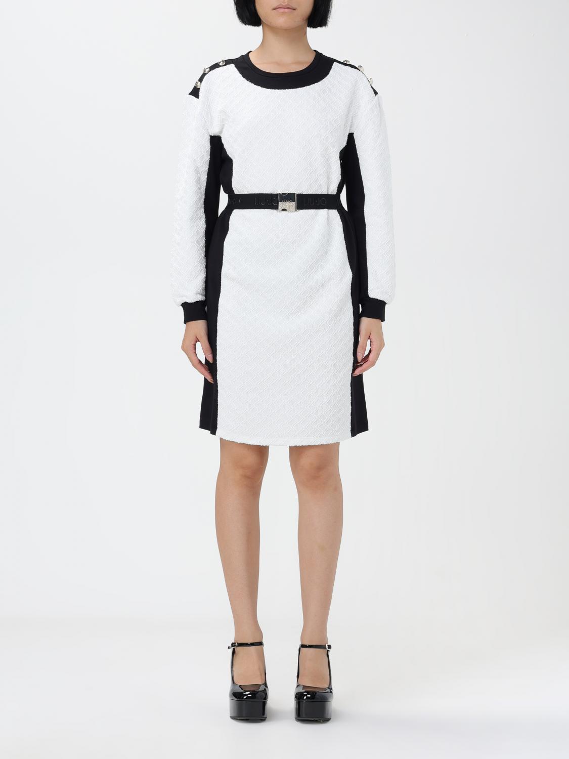 LIU JO: Dress woman - Black | Liu Jo dress TF3044J4523 online at GIGLIO.COM