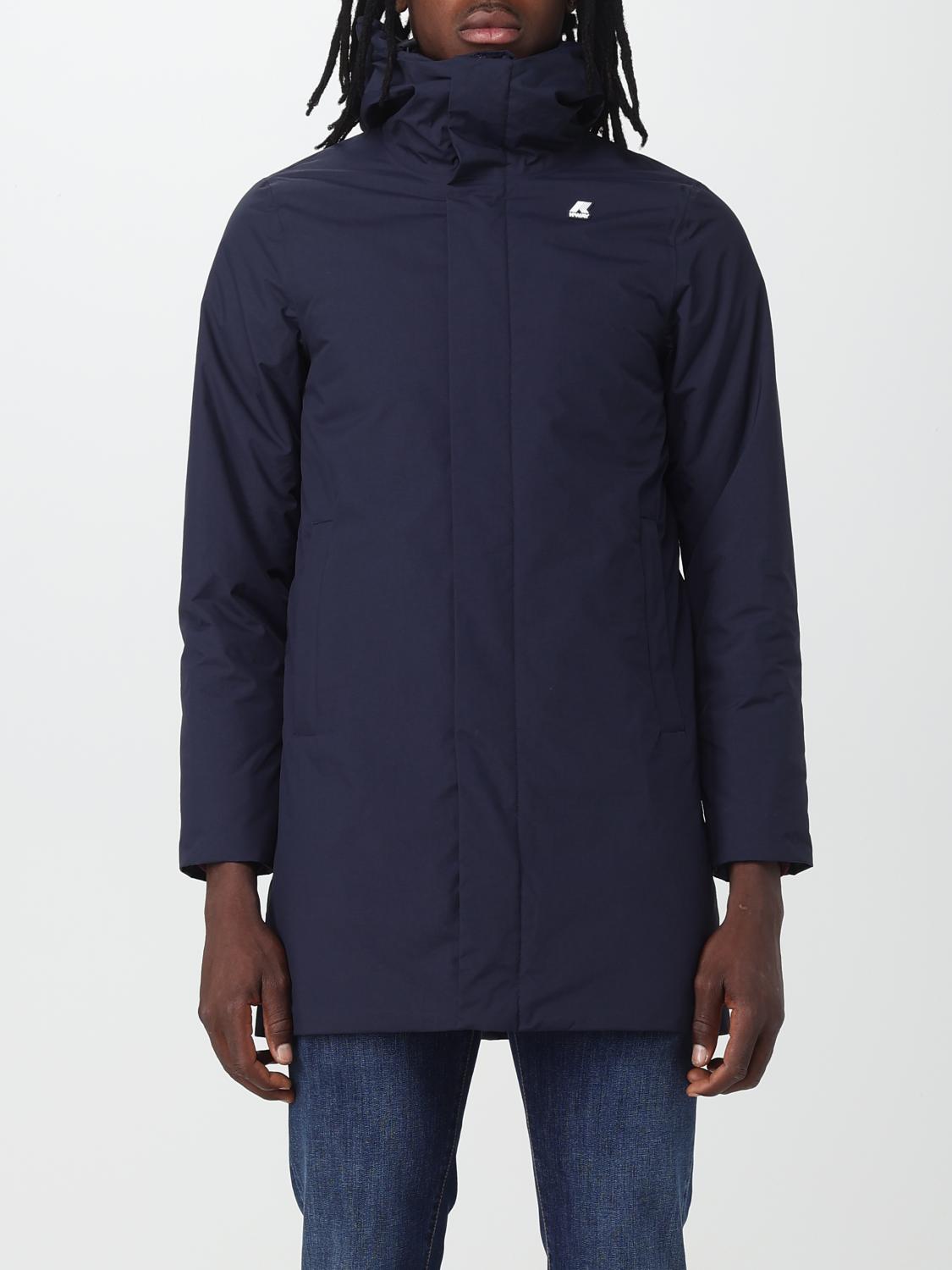 K-WAY: Jacket men - Blue | K-Way jacket K21252W online at GIGLIO.COM
