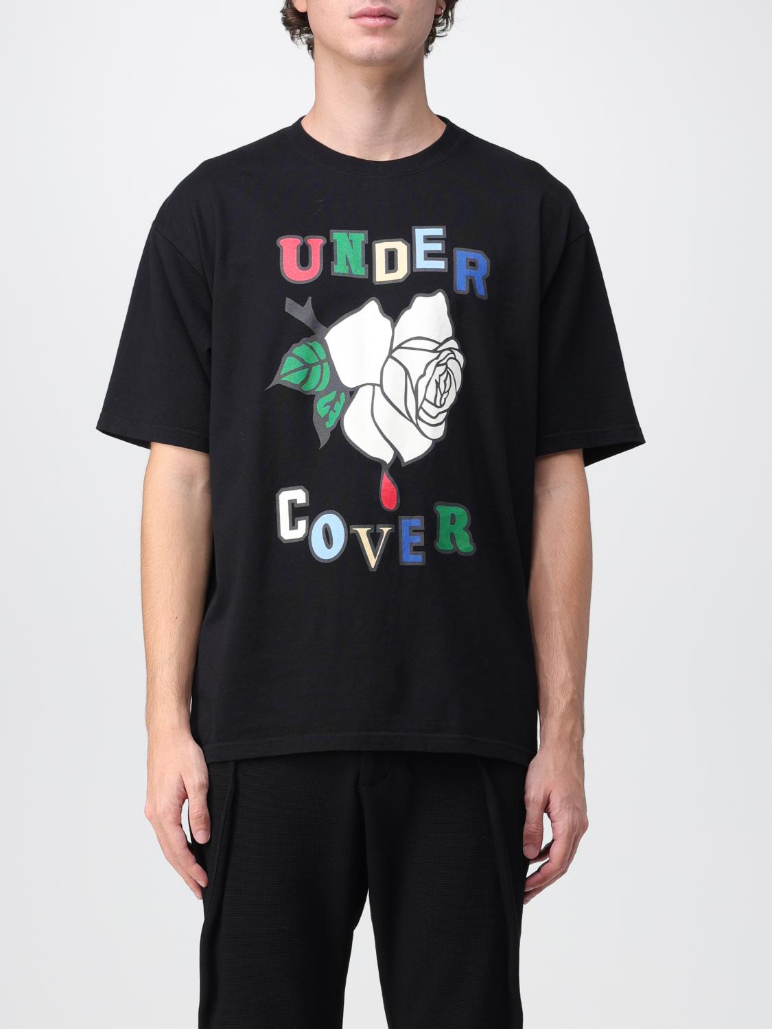 UNDERCOVER: T-shirt men - Black | Undercover t-shirt UC2C3807 online at ...