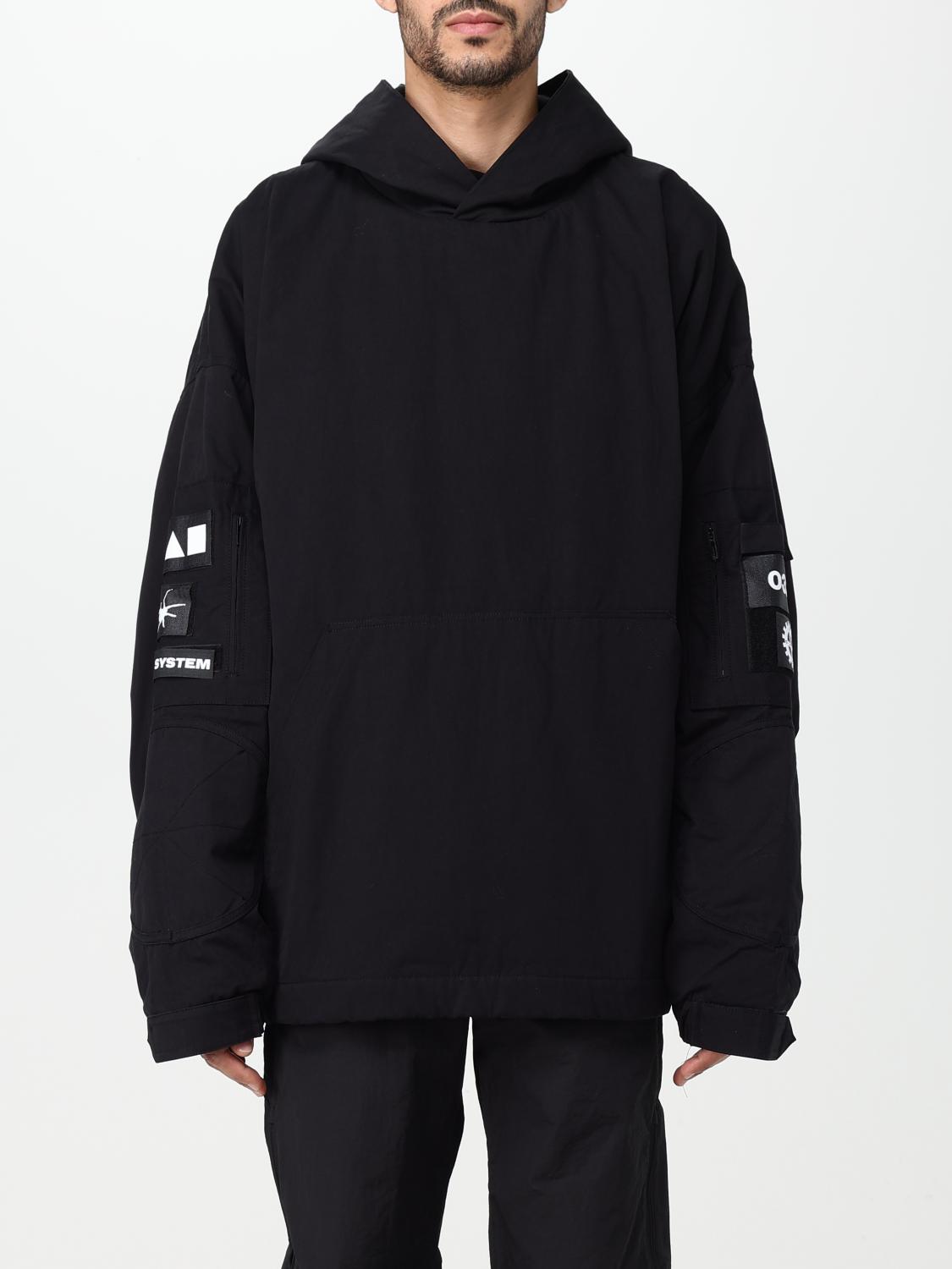 032C: Sweater men - Black | 032C sweater C2080 online at GIGLIO.COM