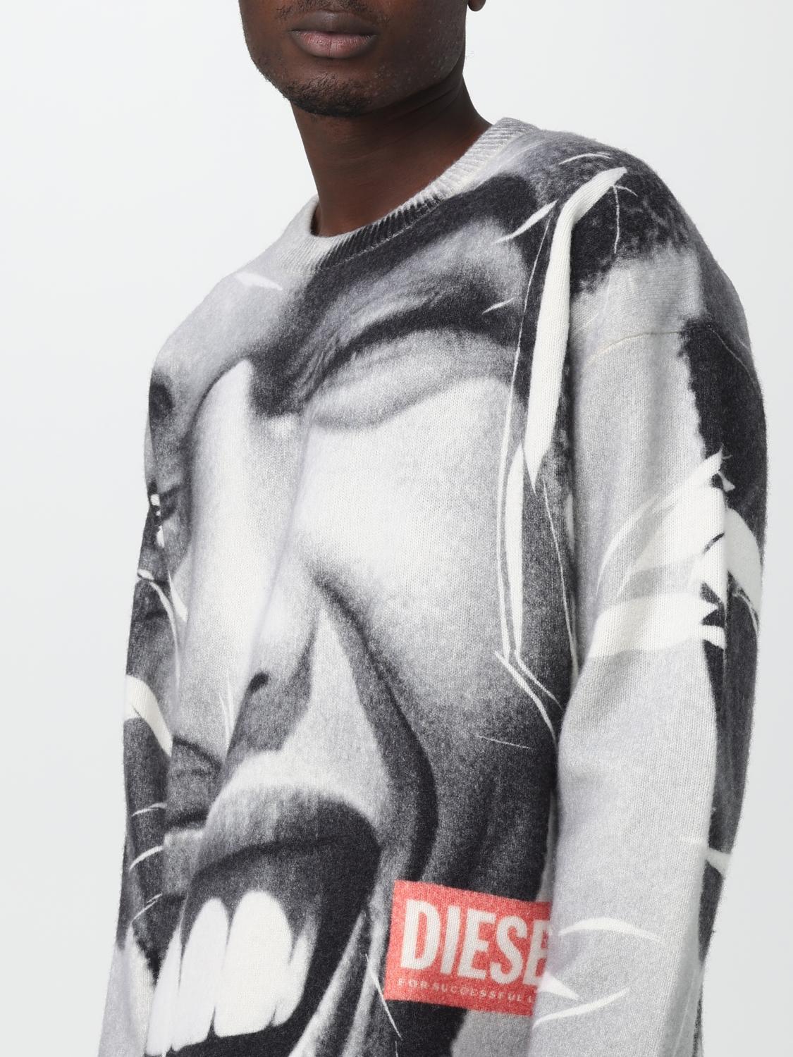 DIESEL: Sweater men - Black | Diesel sweater A133590LIAH online at ...