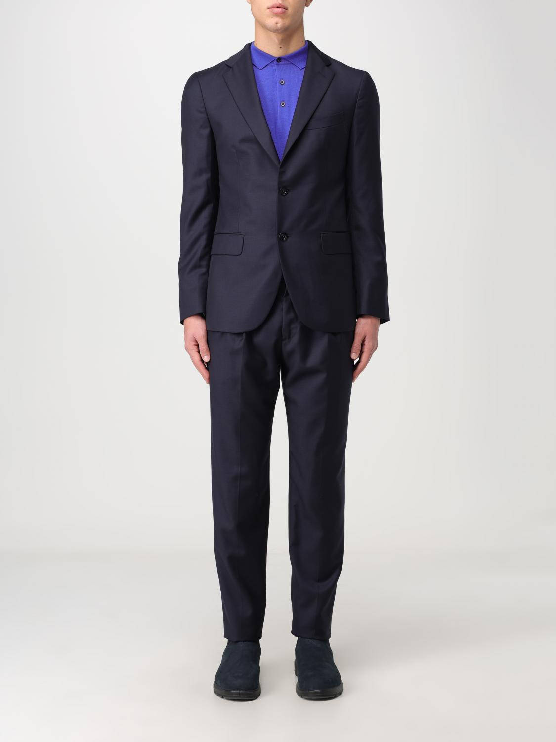 BOGLIOLI: Suit men - Blue | Boglioli suit Y1232AFB3100 online at GIGLIO.COM