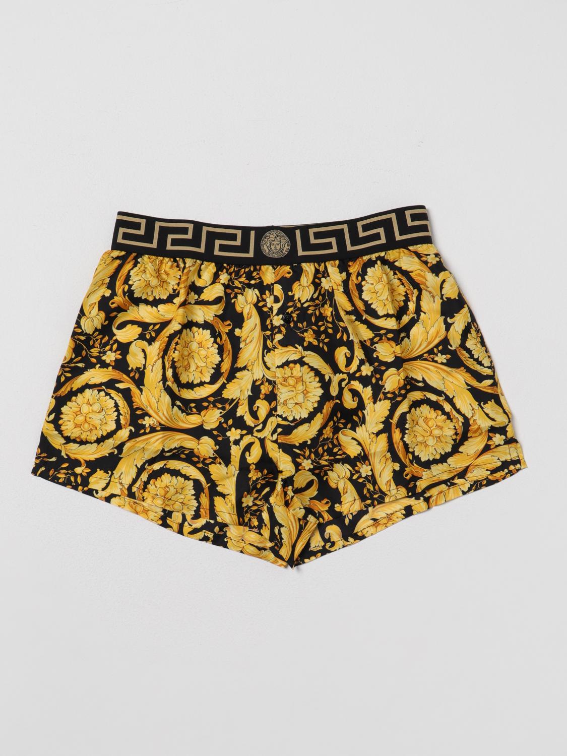 VERSACE: Short woman - Gold | Versace short 10009481A04661 online at ...
