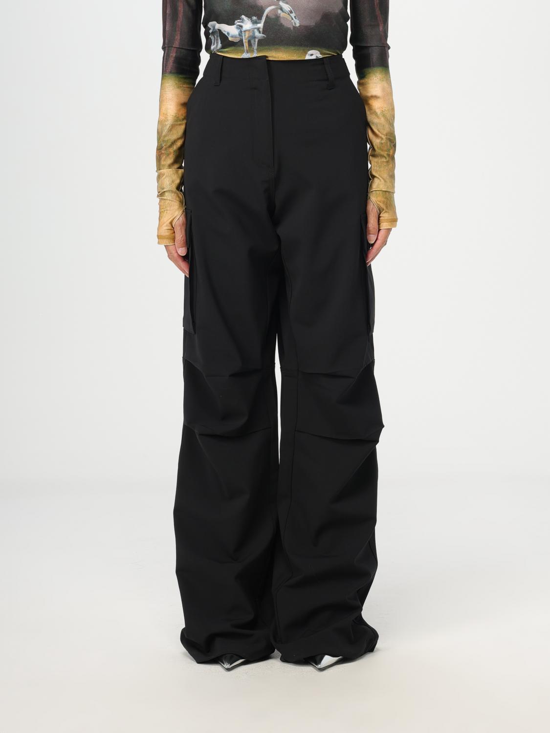 COPERNI: Pants woman - Black | Coperni pants COPP40106 online at GIGLIO.COM