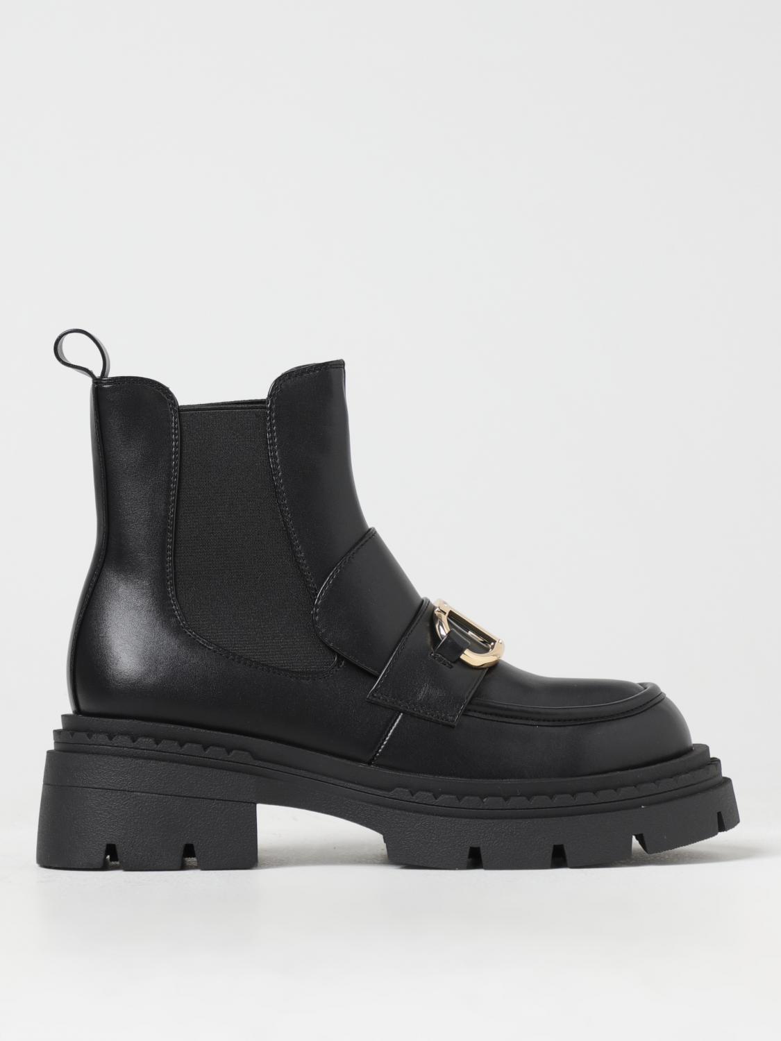 Twinset Chelsea boots in synthetic leather - Black | 232TCT066 | GIGLIO.COM