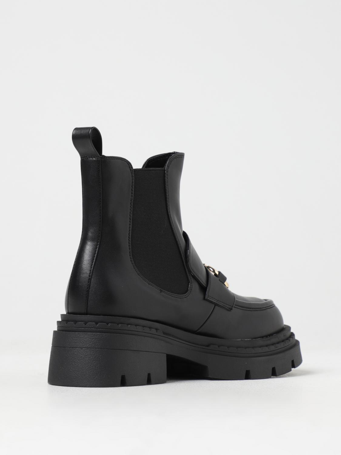 Twinset Chelsea boots in synthetic leather - Black | 232TCT066 | GIGLIO.COM
