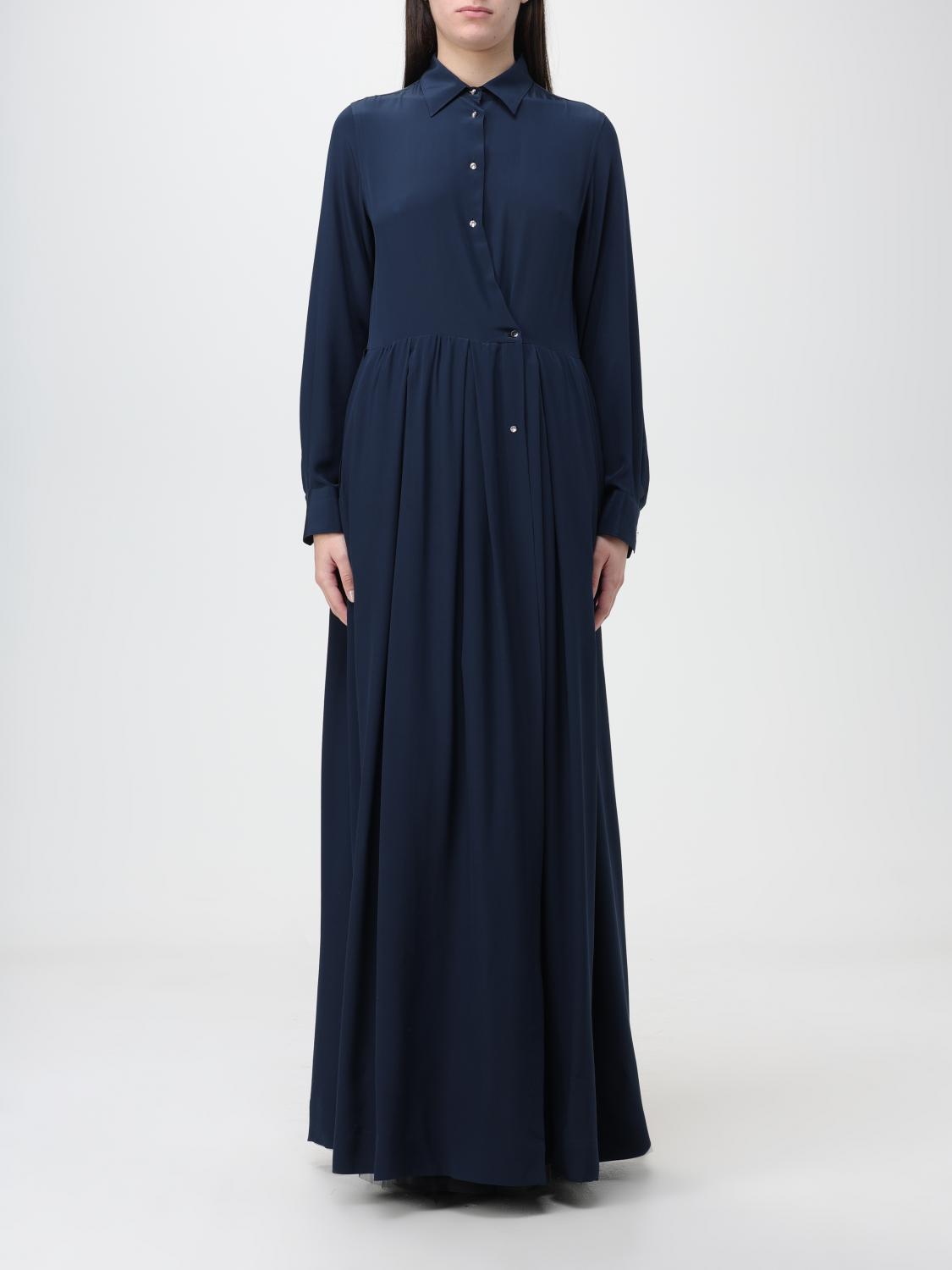 SARA ROKA: Dress woman - Blue | Sara Roka dress S1Q7517SD30240 online ...