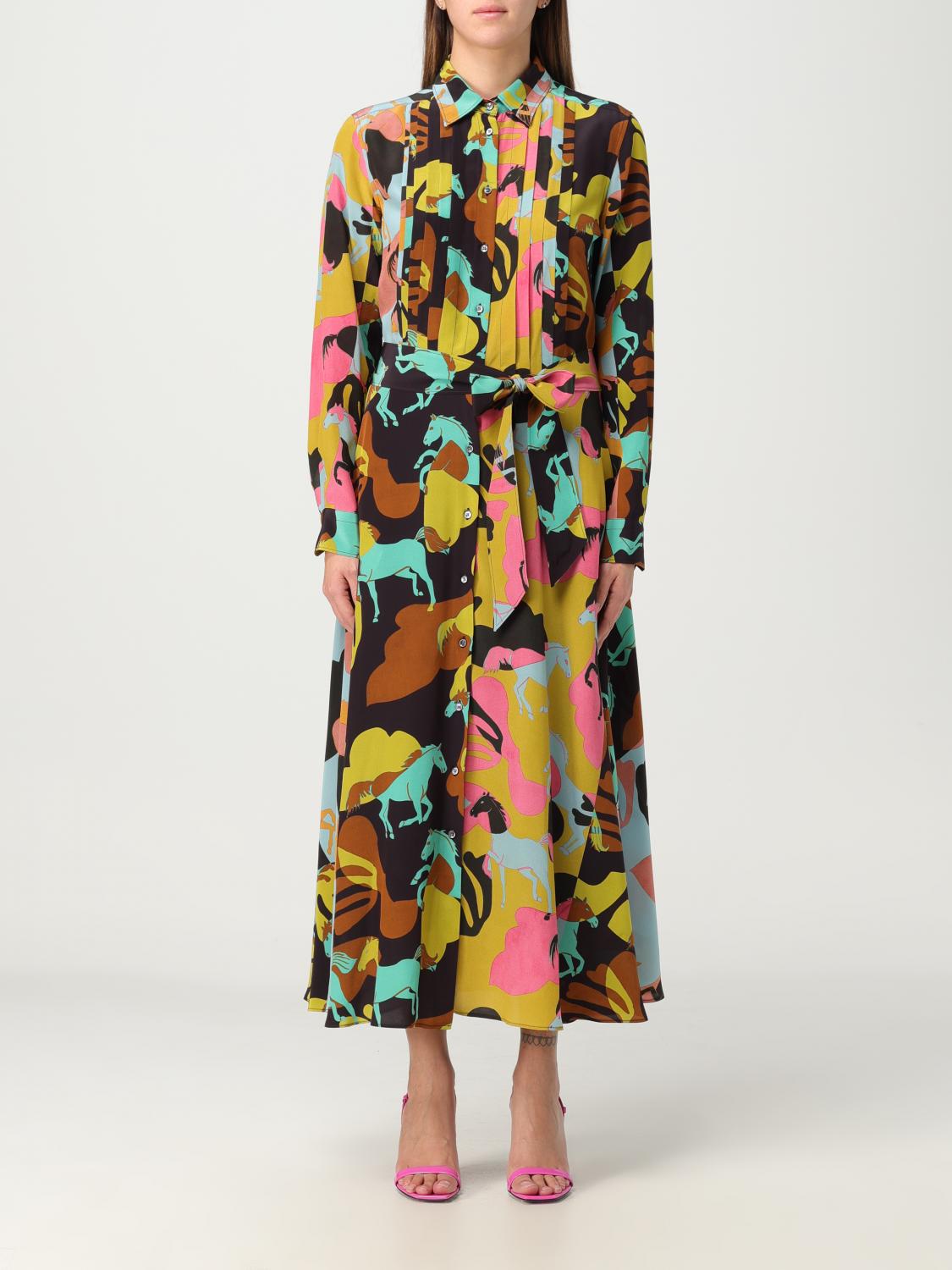 SARA ROKA: Dress woman - Multicolor | Sara Roka dress S1Q7500SD30299 ...