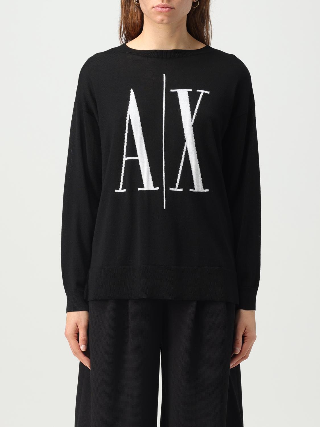 ARMANI EXCHANGE: Sweater woman - Black | Armani Exchange sweater ...