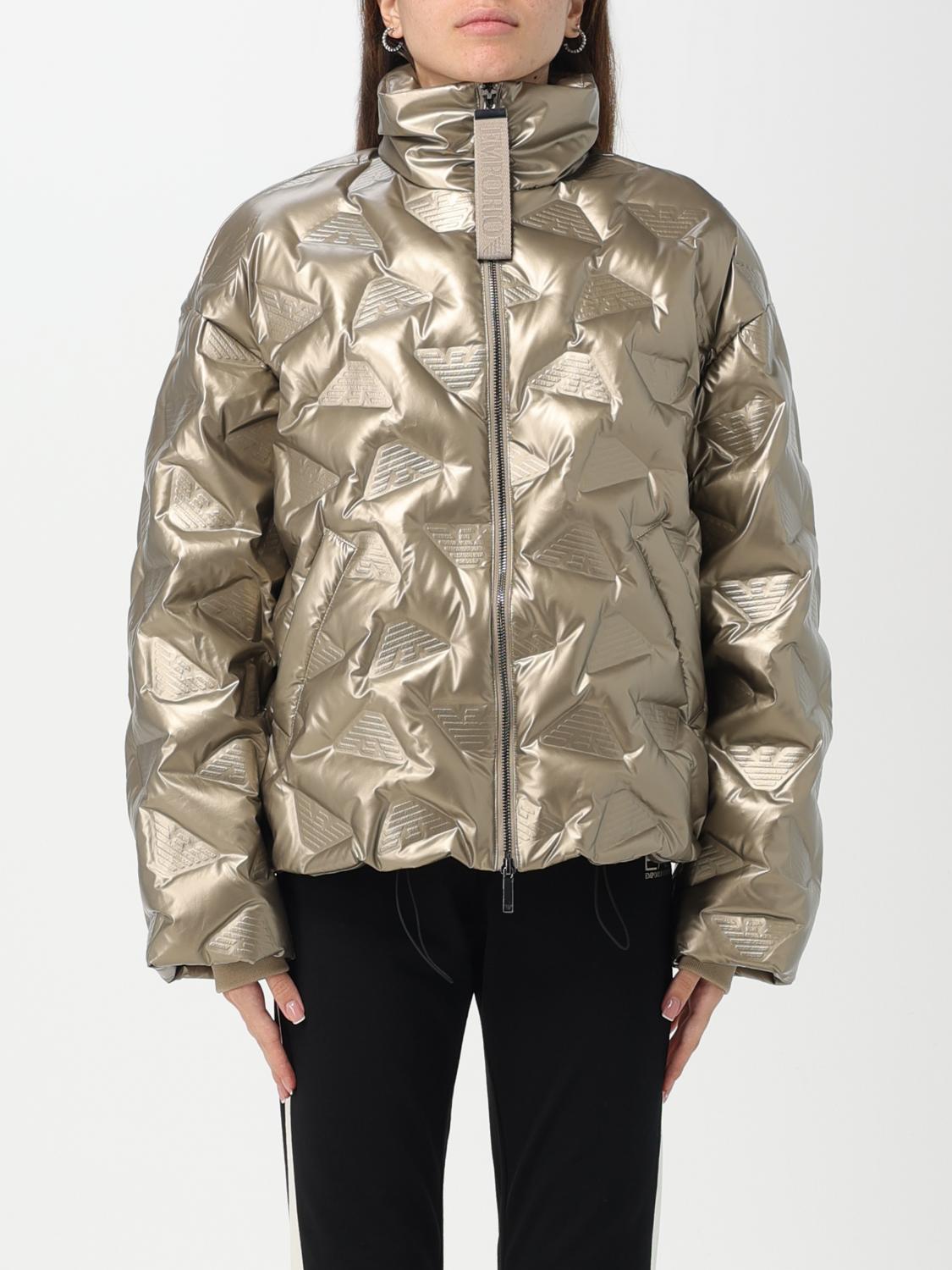 EMPORIO ARMANI Jacket woman Gold Emporio Armani jacket 6R2B862NFJZ online at GIGLIO.COM