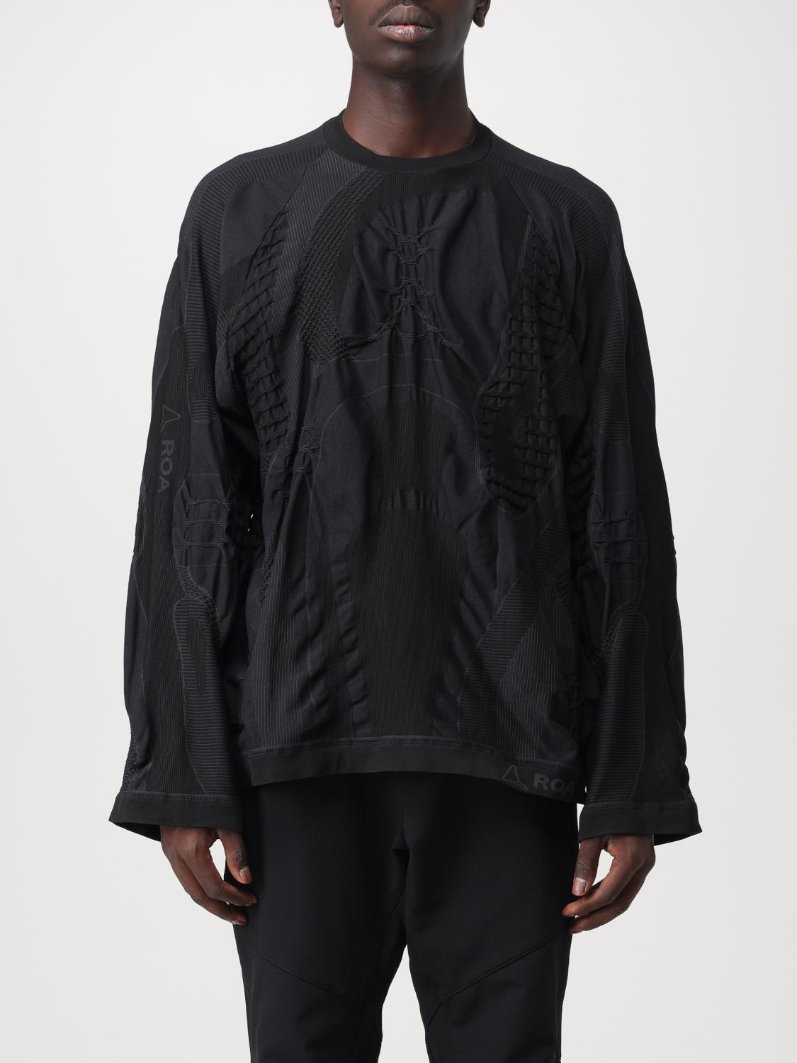 ROA: Sweater men - Black | Roa t-shirt RBMW027OT05 online at GIGLIO.COM