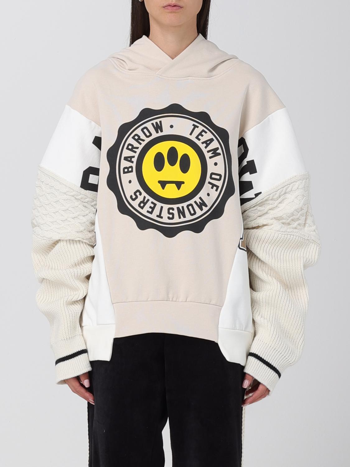BARROW: Sweatshirt woman - Beige | Barrow sweatshirt F3BWUAHS100 online ...