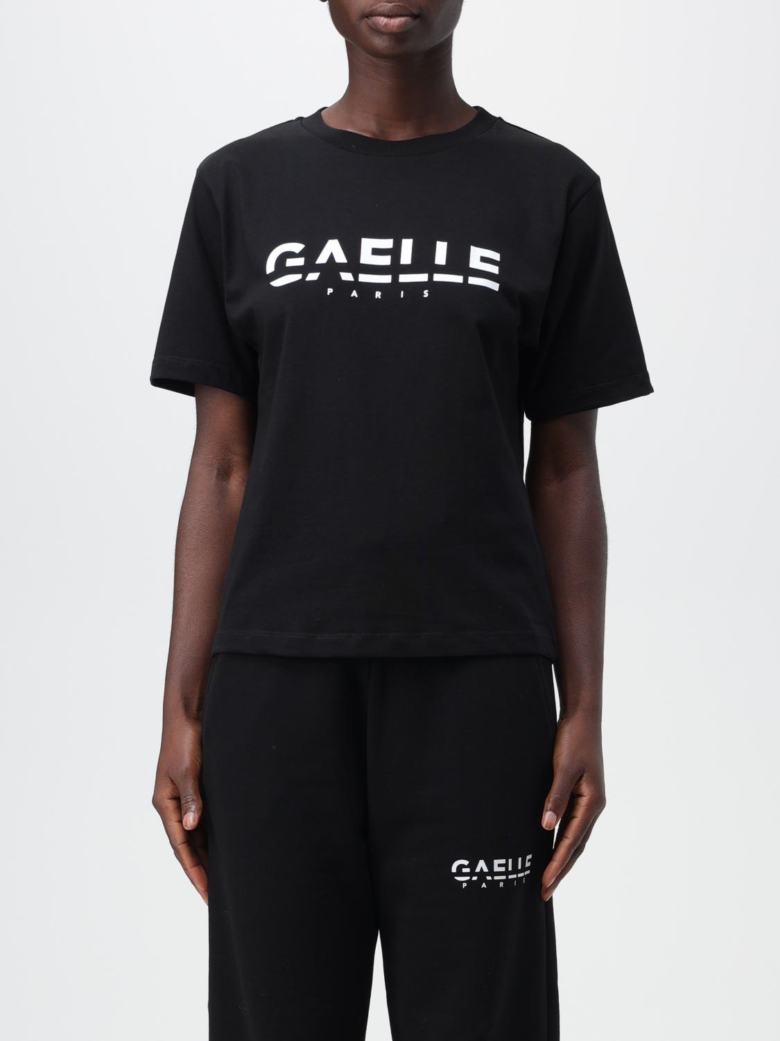 Gaëlle Paris T-shirt con logo - Nero | GBDP18951 | GIGLIO.COM