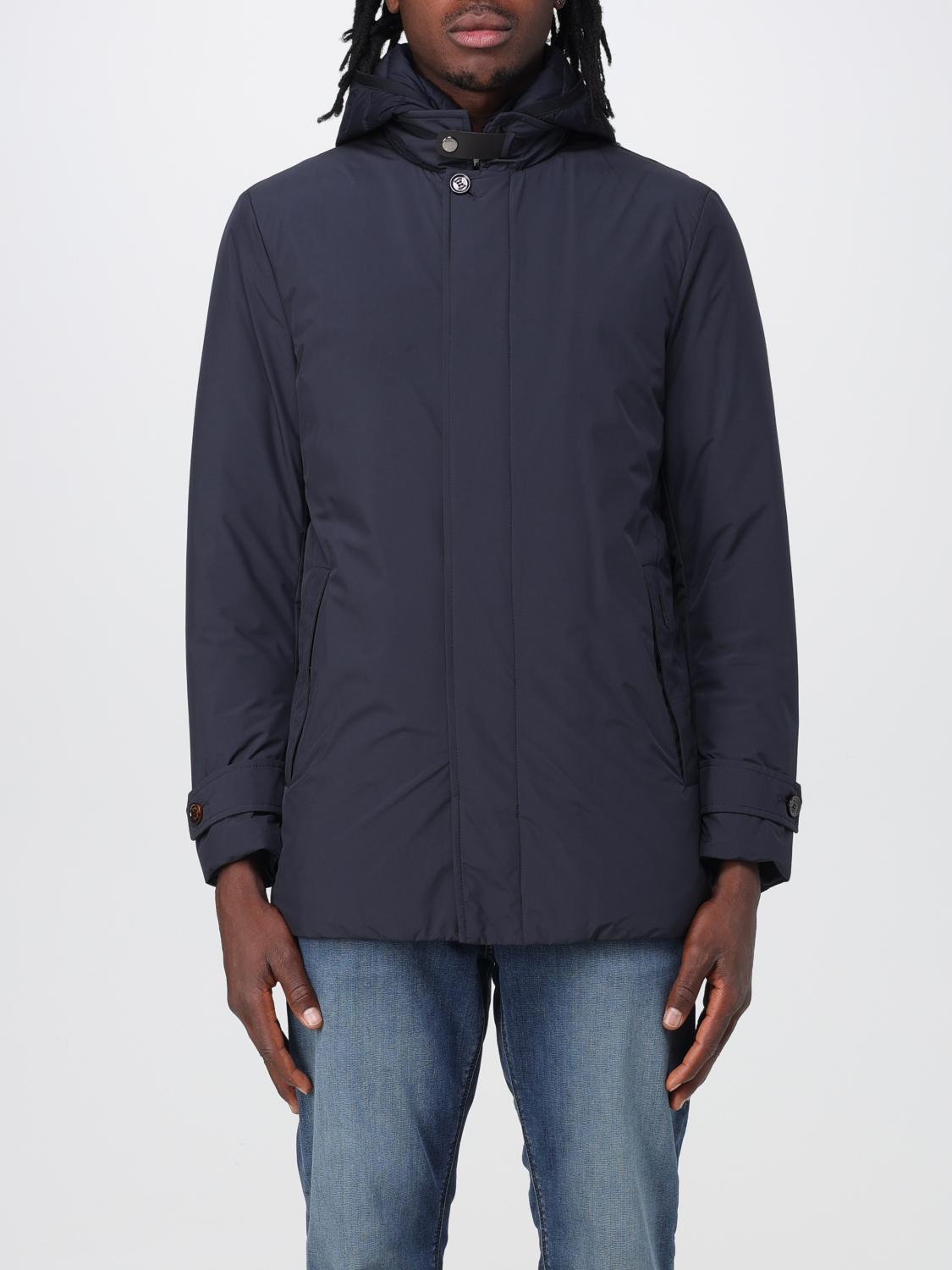 MOORER: Jacket men - Blue | Moorer jacket RAFFAELLOSTP online at GIGLIO.COM