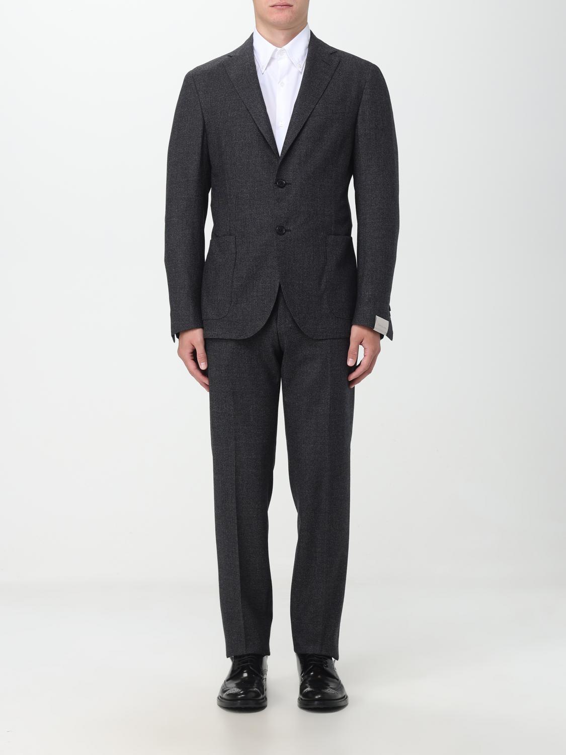 CORNELIANI: Suit men - Grey | Corneliani suit 92N7003817401 online at ...
