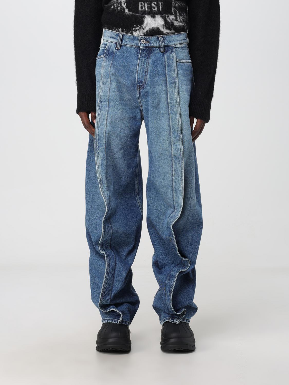 Y/PROJECT: Jeans men - Blue | Y/Project jeans JEAN42S25 online at ...