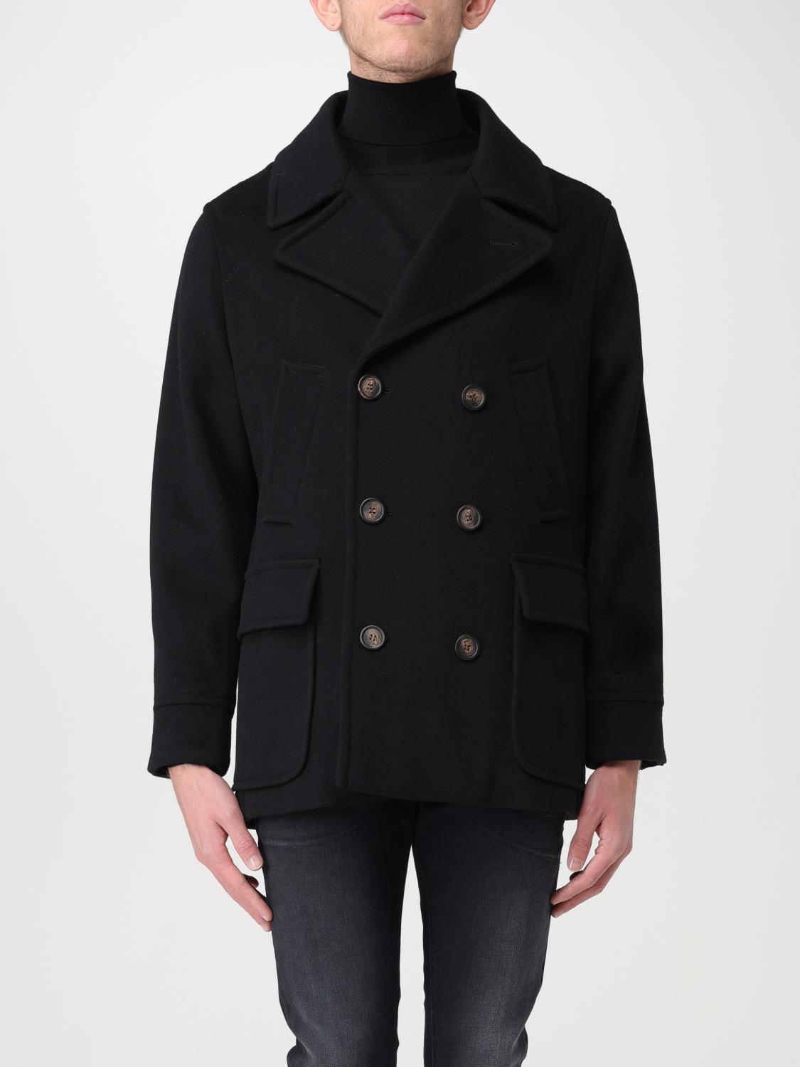 PALTO': Coat men - Black | Palto' coat B31PUARMAFEW online at GIGLIO.COM