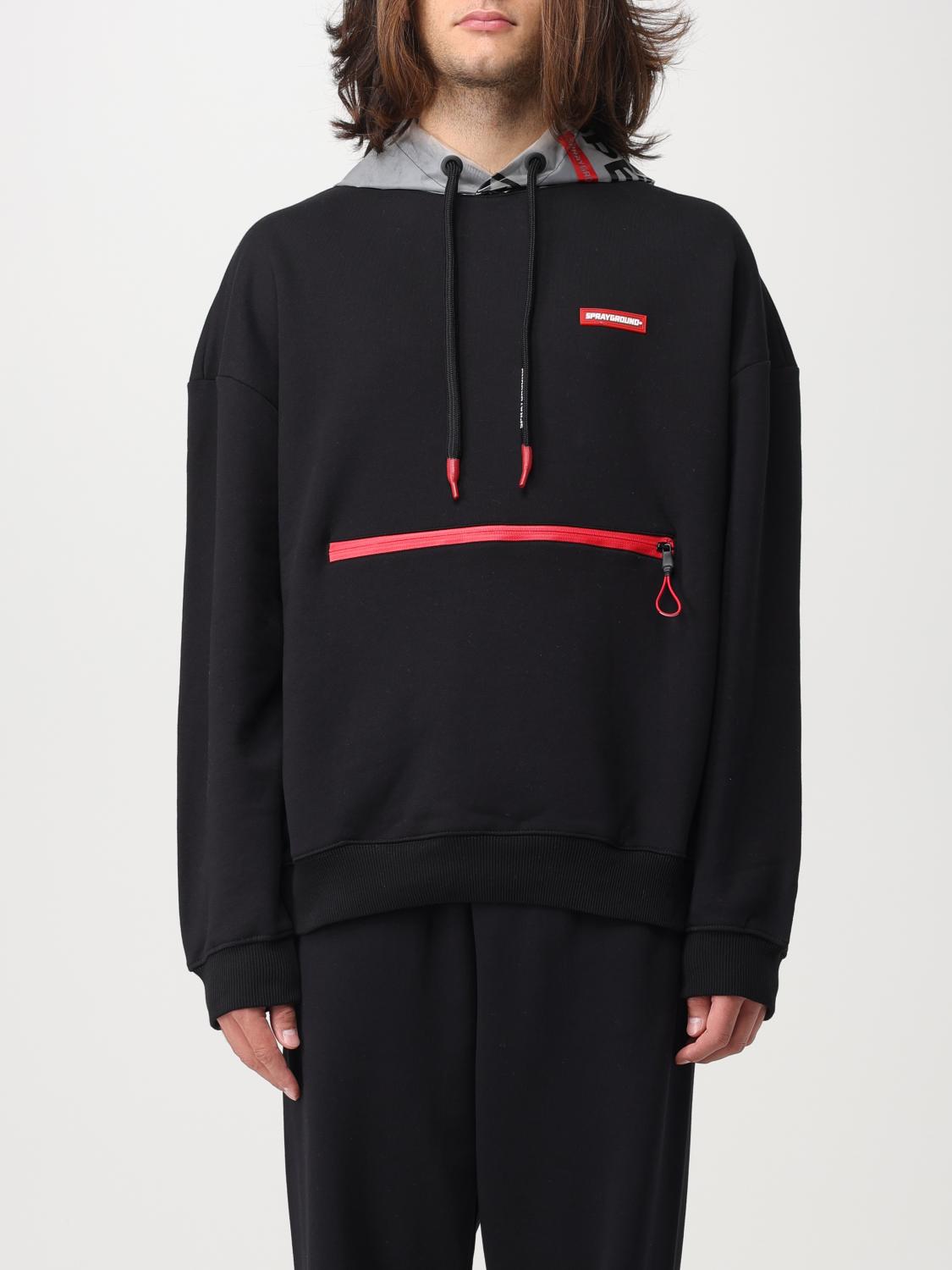 SPRAYGROUND: Sweatshirt men - Black | Sprayground sweatshirt SP384 ...