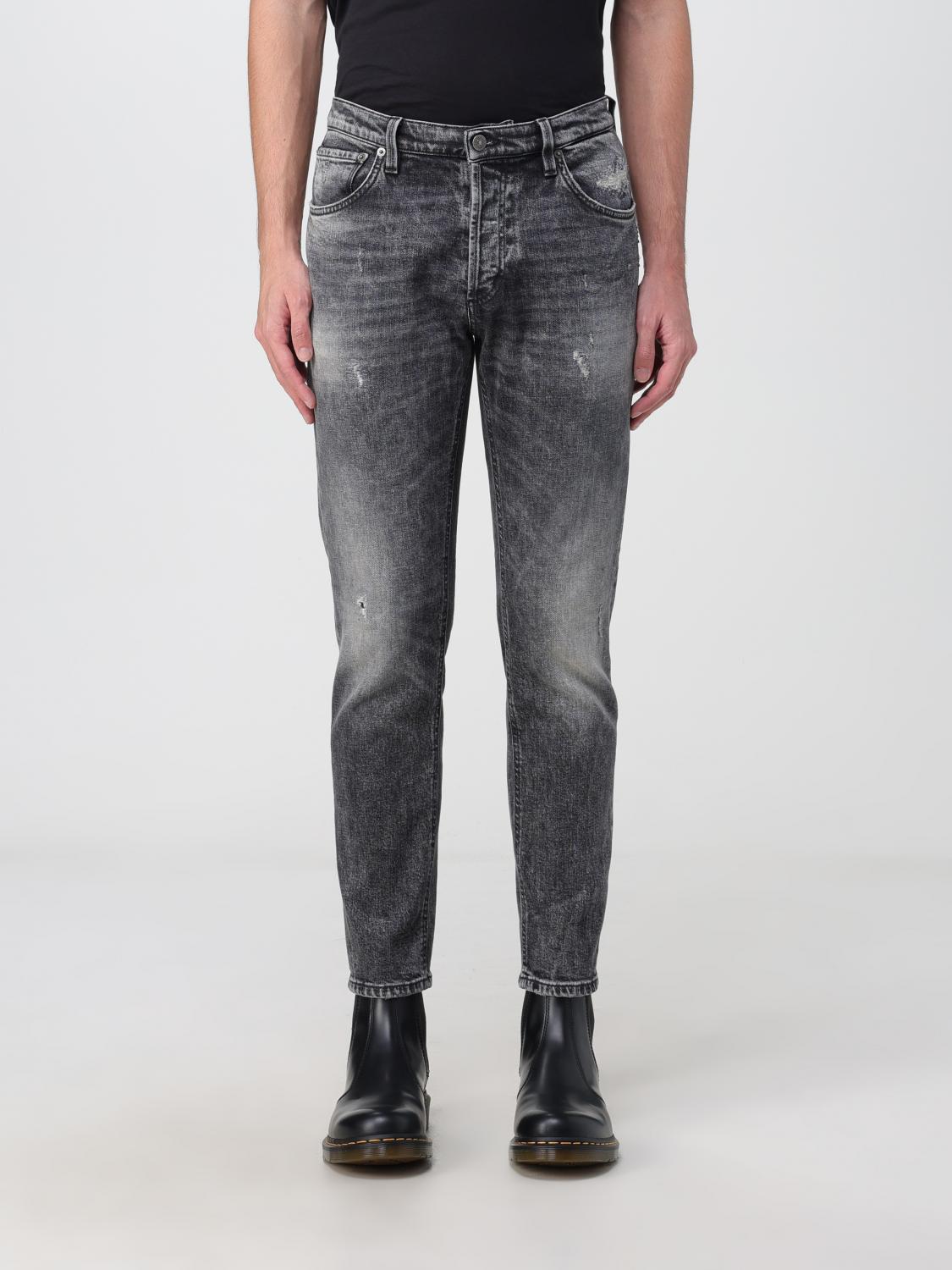 DONDUP: Jeans in denim - Nero | Jeans Dondup UP434DS0215UGI2 online su ...