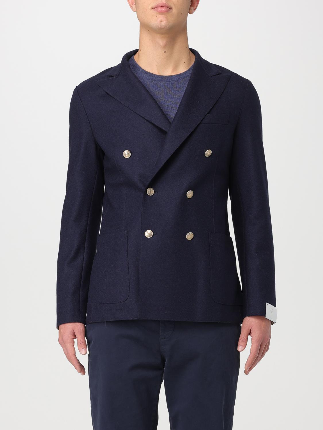 ELEVENTY: Jacket men - Blue | Eleventy jacket H70GIAA02JAC24018 online ...