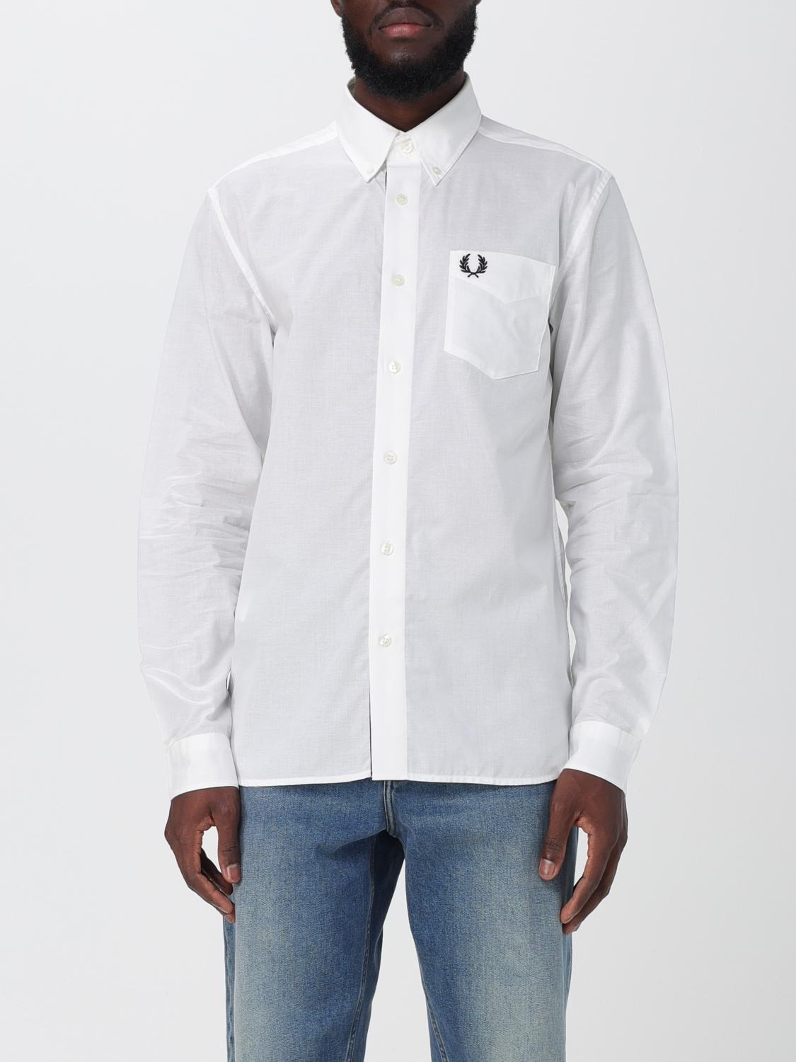 FRED PERRY: 티셔츠 남성 - 화이트 | GIGLIO.COM에서 Fred Perry 셔츠 M5650 상품들을 온라인으로 ...