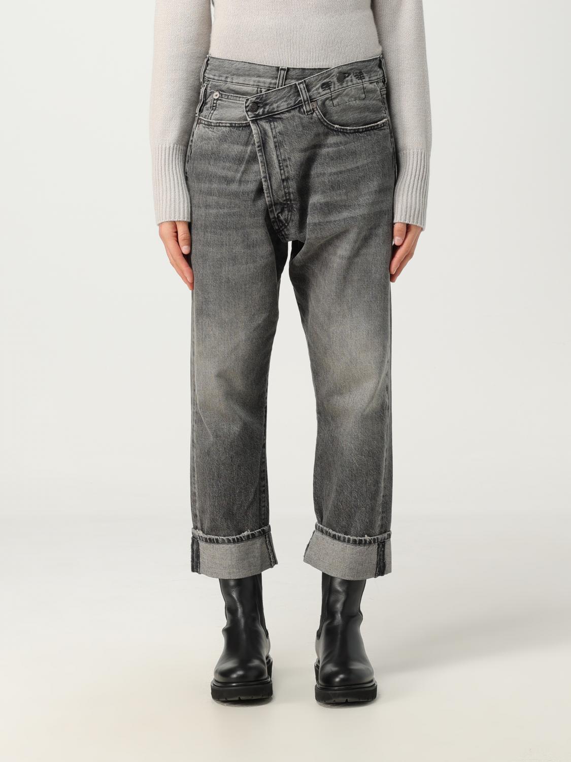 R13: Jeans woman - Black | R13 jeans R13W2048 online at GIGLIO.COM