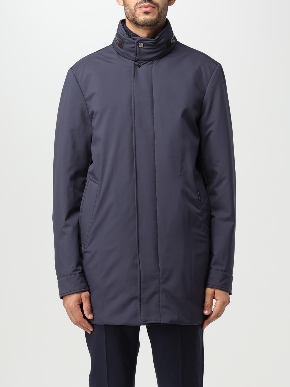 MOORER: Jacket men - Blue | Moorer jacket MOUGI100089BRACCI online at ...