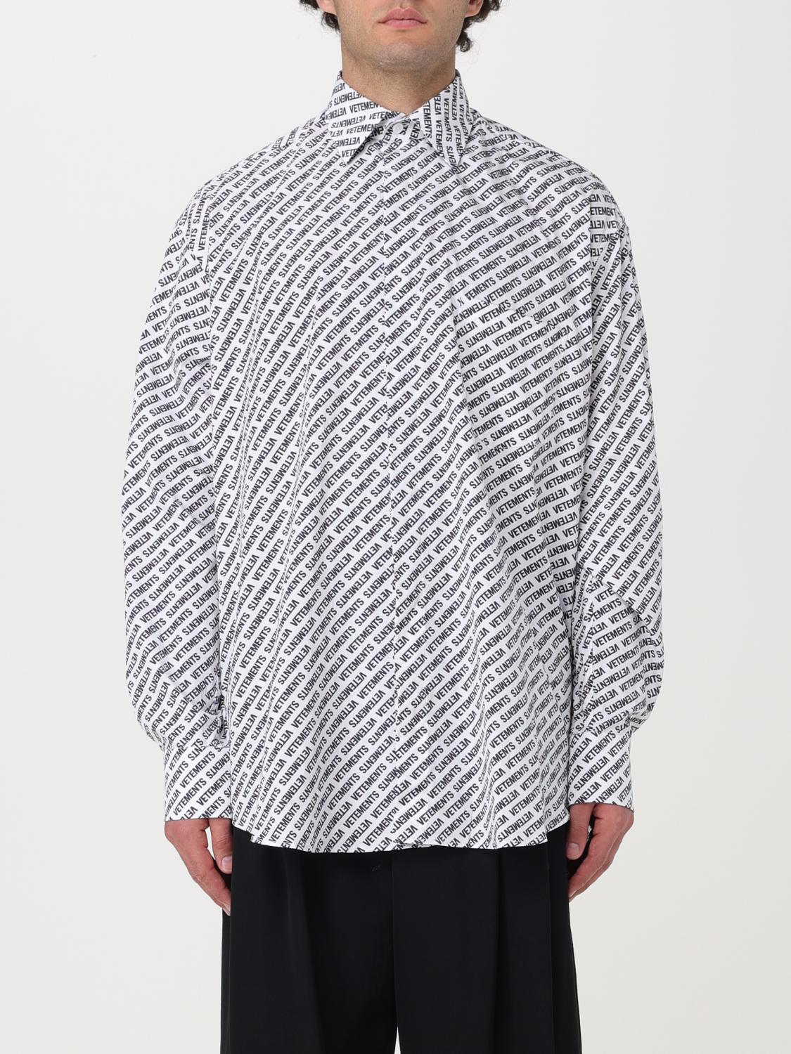 Vetements Outlet: Shirt men - White | UE54SH200W | GIGLIO.COM