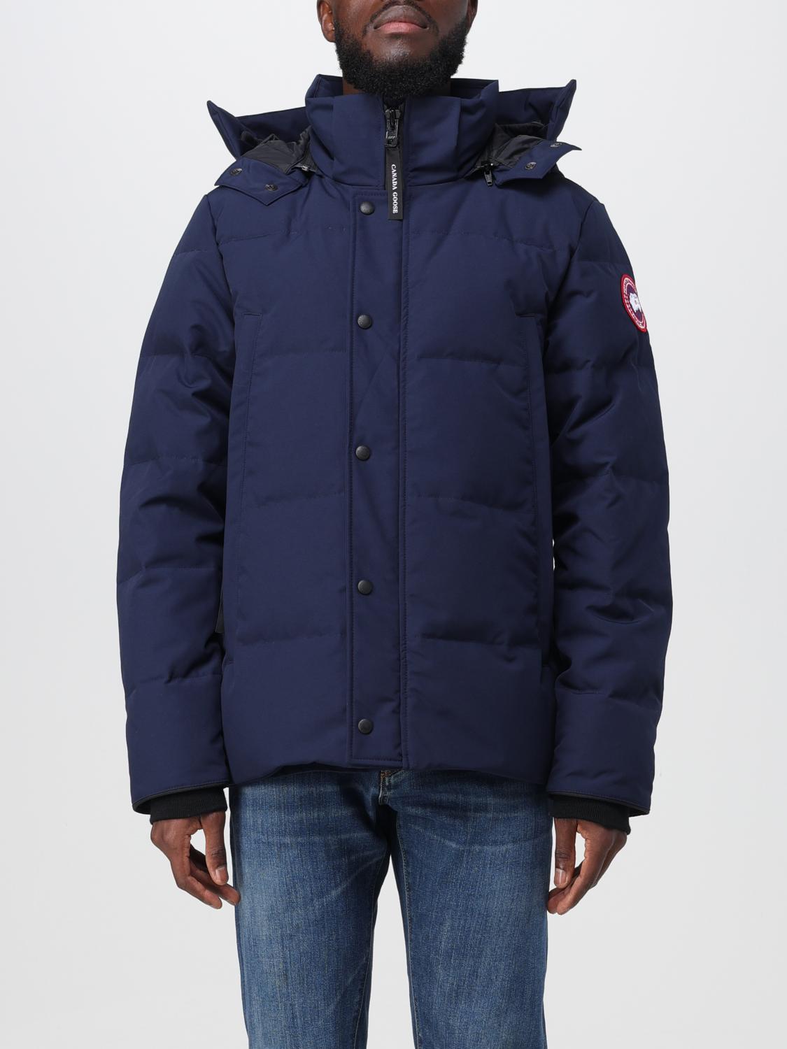 CANADA GOOSE: Jacket men - Blue | Canada Goose jacket CG2048M online at ...