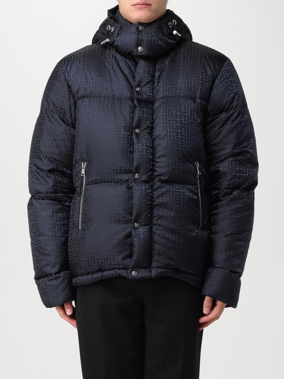 BALMAIN: Jacket men - Black | Balmain jacket BH1TP035XB11 online at ...