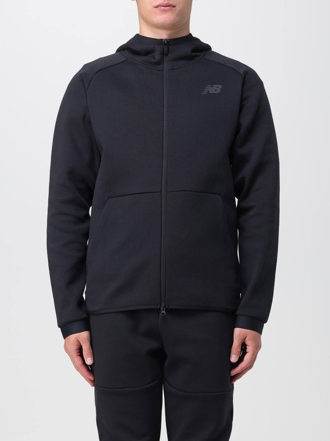 NEW BALANCE: Sweatshirt men - Black | New Balance sweatshirt MJ21178BK ...