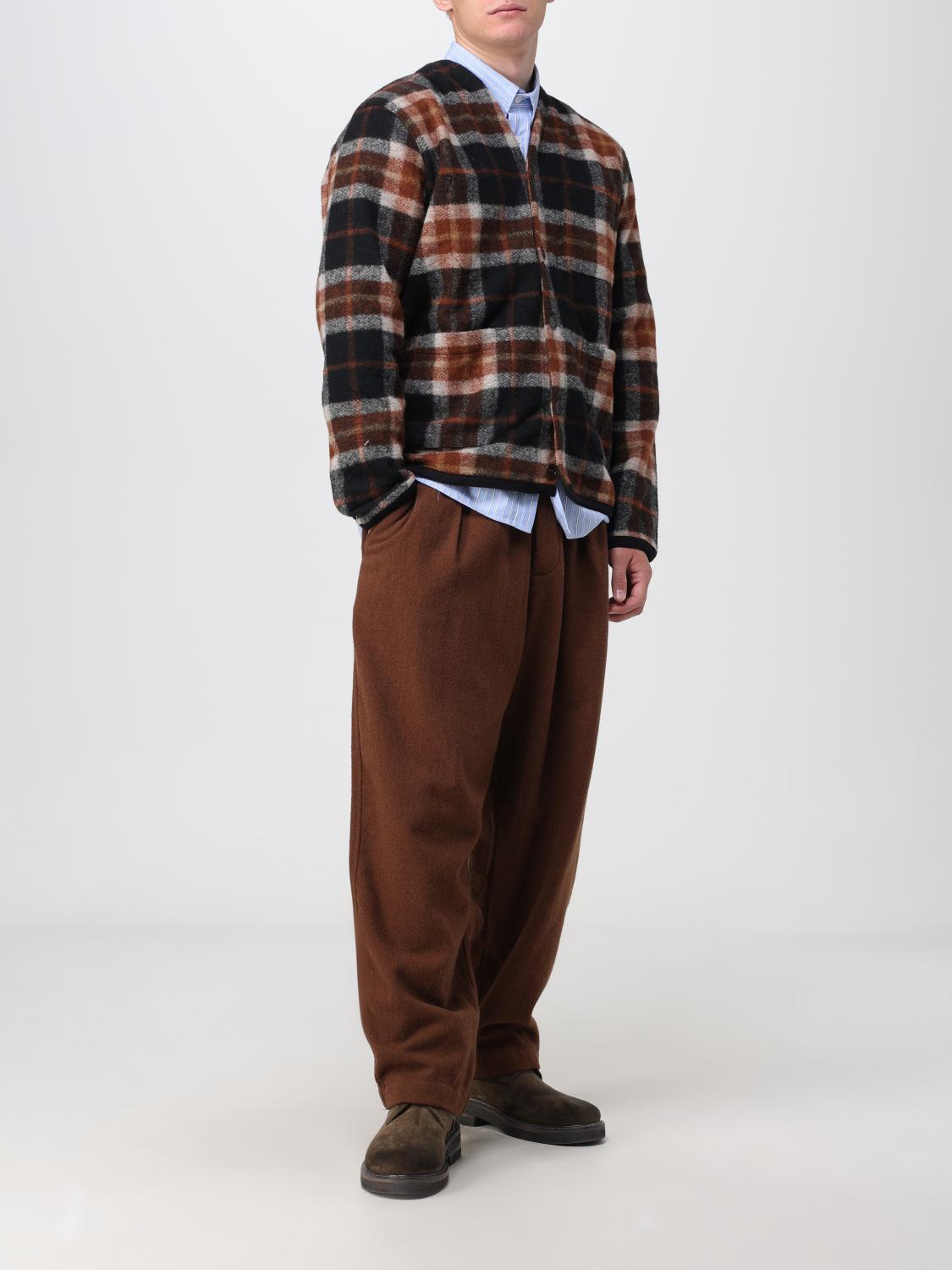 UNIVERSAL WORKS: Sweater men - Brown | Universal Works cardigan 29616 ...