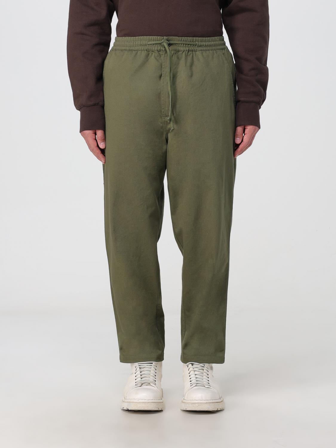 UNIVERSAL WORKS: Pants men - Green | Universal Works pants 00136 online ...