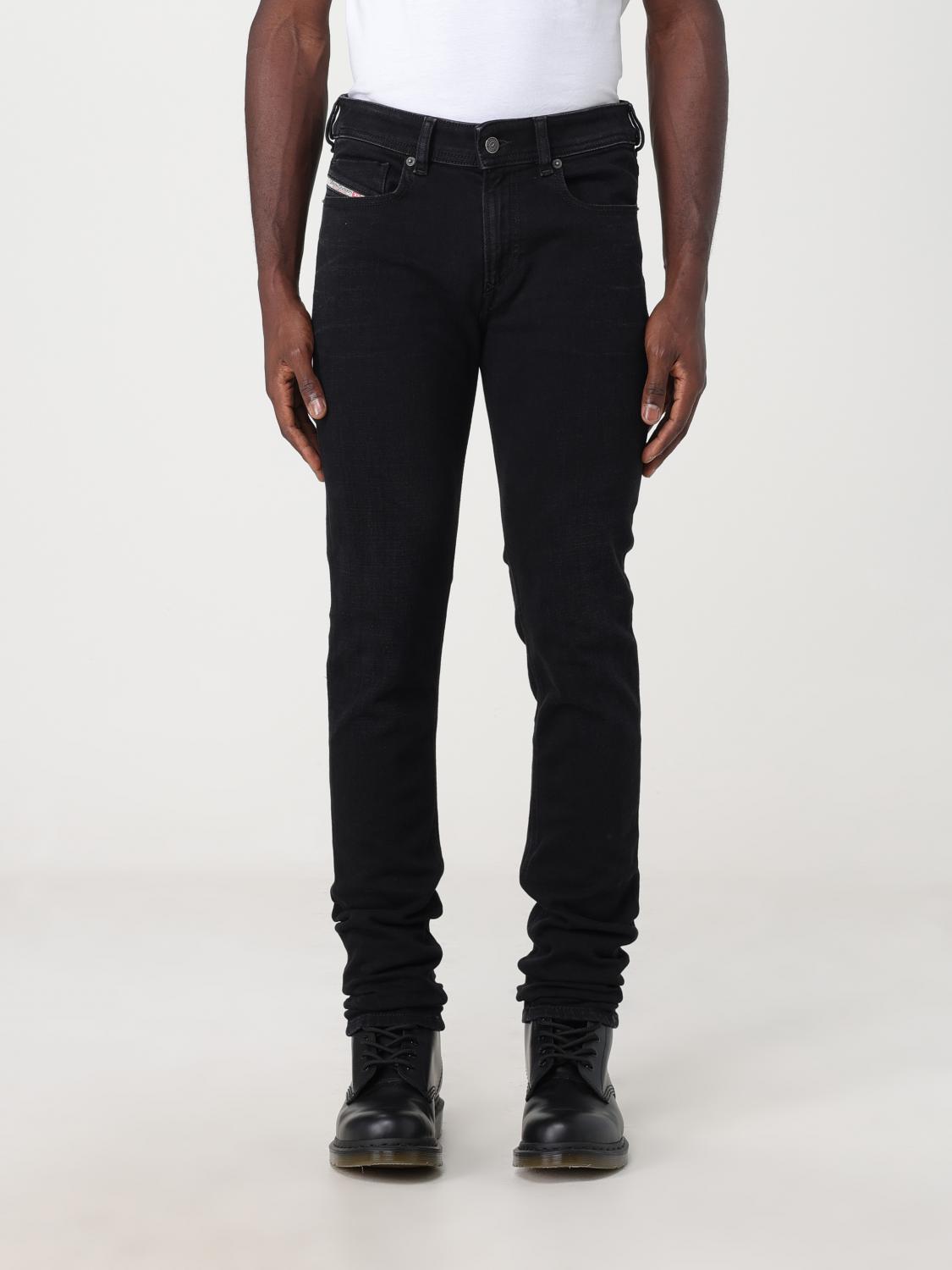 DIESEL: Pants men - Black | Diesel pants A0359409D41 online at GIGLIO.COM