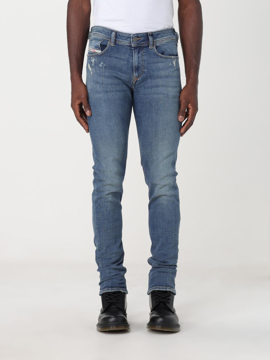 DIESEL: denim jeans - Denim | Diesel jeans A0359409E43 online at GIGLIO.COM