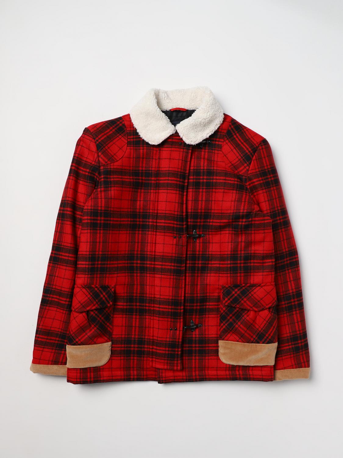 FAY JUNIOR: Jacket kids - Red | Fay Junior jacket FT2Q07E0151 online at ...