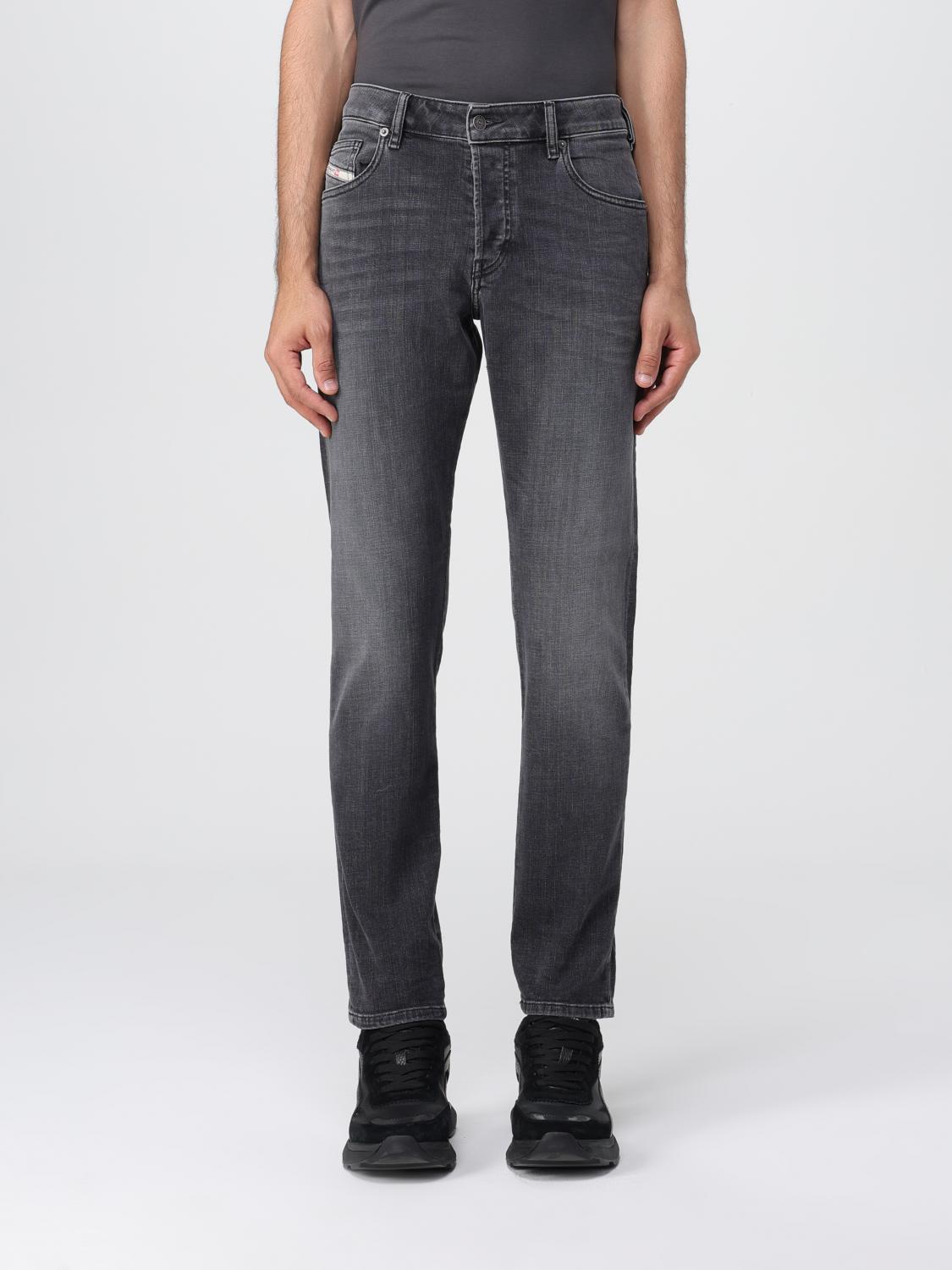 DIESEL: denim jeans - Grey | Diesel jeans A0038909G82 online at GIGLIO.COM