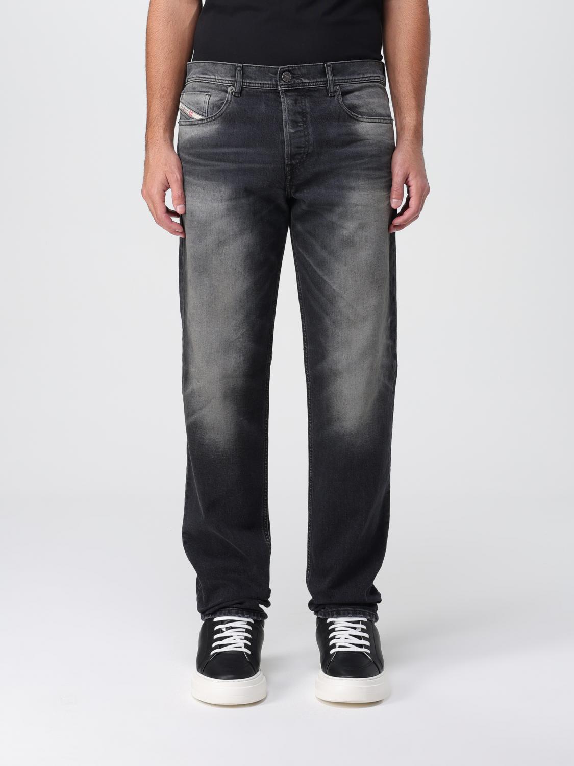 DIESEL: denim jeans - Grey | Diesel jeans A1023109G20 online at GIGLIO.COM