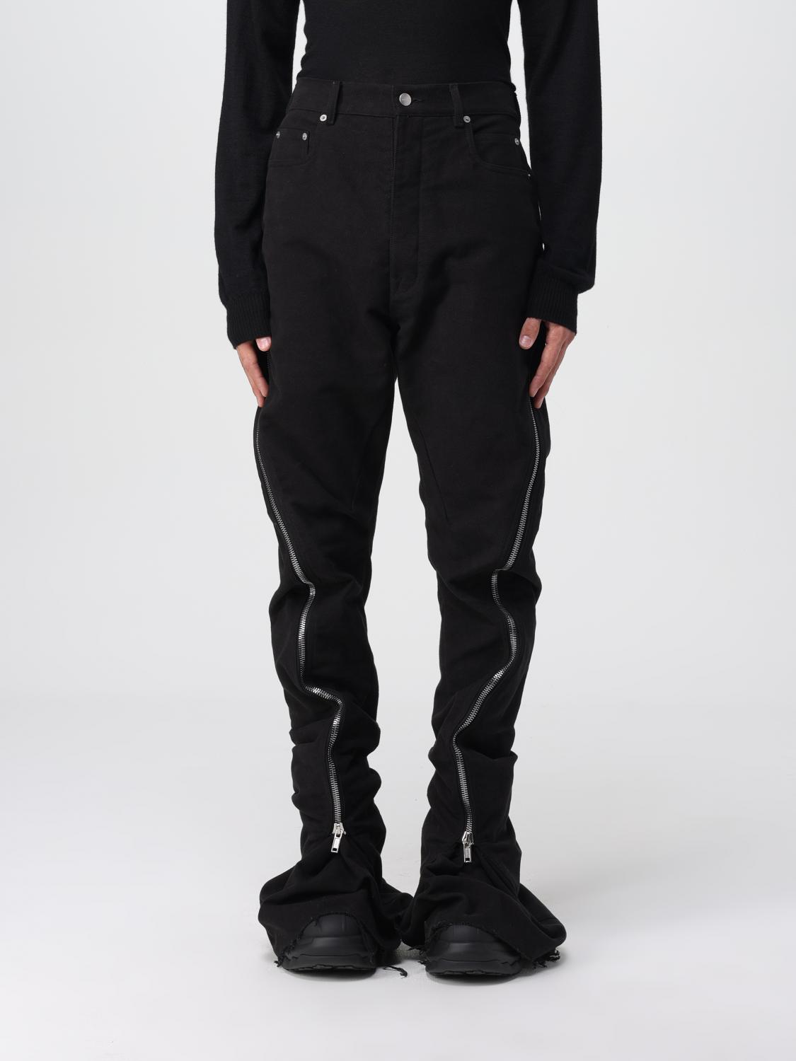 RICK OWENS: Pants men - Black | Rick Owens pants RU02C7343TB online at ...