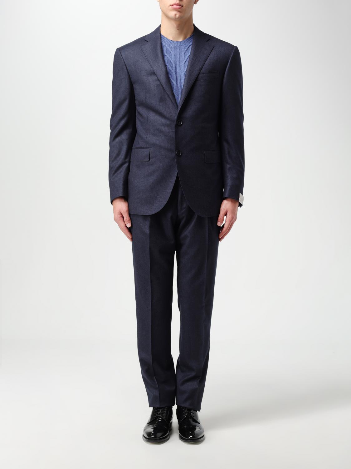 CORNELIANI: Suit men - Blue | Corneliani suit 9272553817226 online at ...