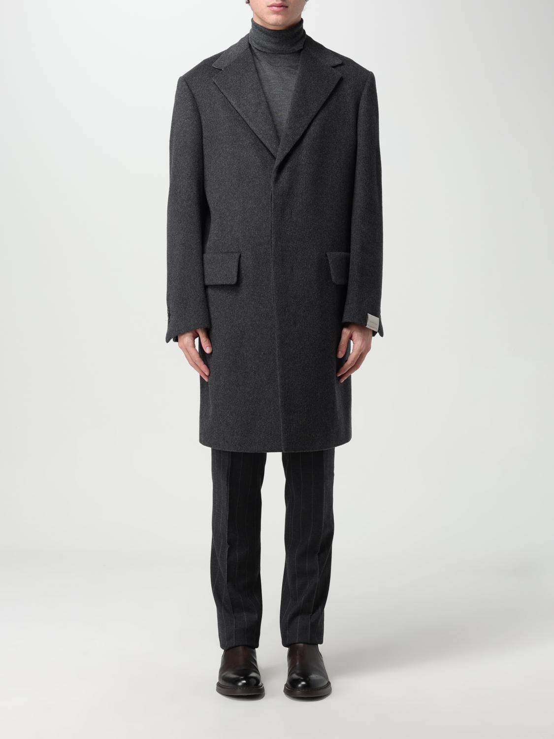 CORNELIANI: Coat men - Grey | Corneliani coat 921H043812613 online at ...