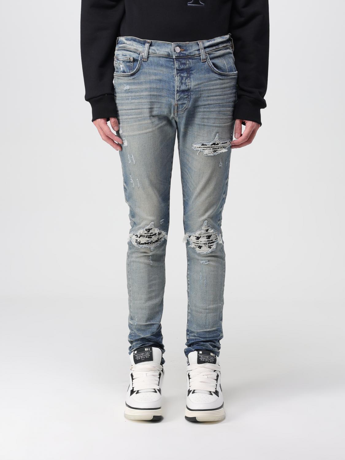 AMIRI: Jeans men - Blue | Amiri jeans MDS006 online at GIGLIO.COM