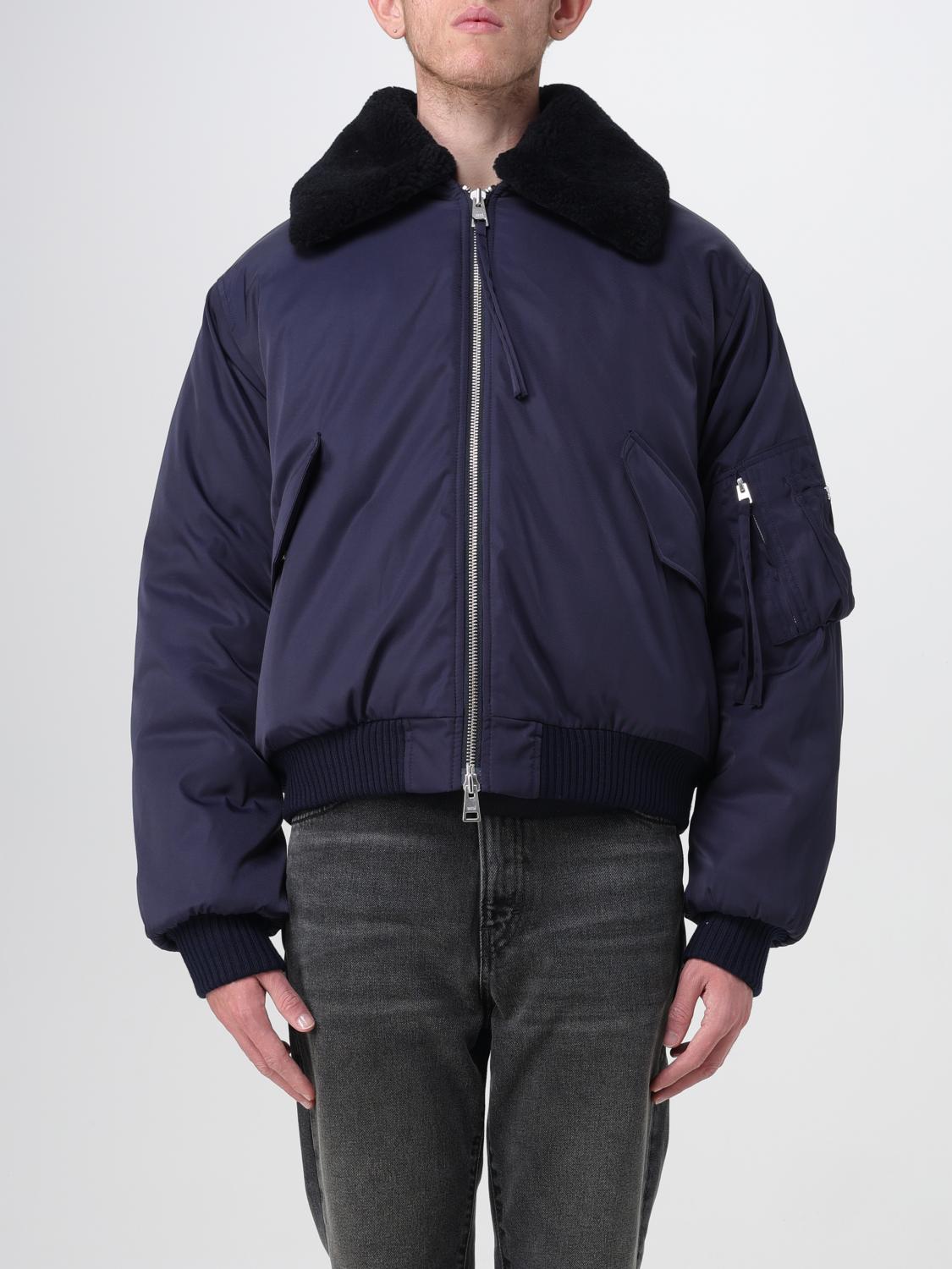 AMI PARIS: Jacket men - Blue | Ami Paris jacket UJK026PA0007 online at ...