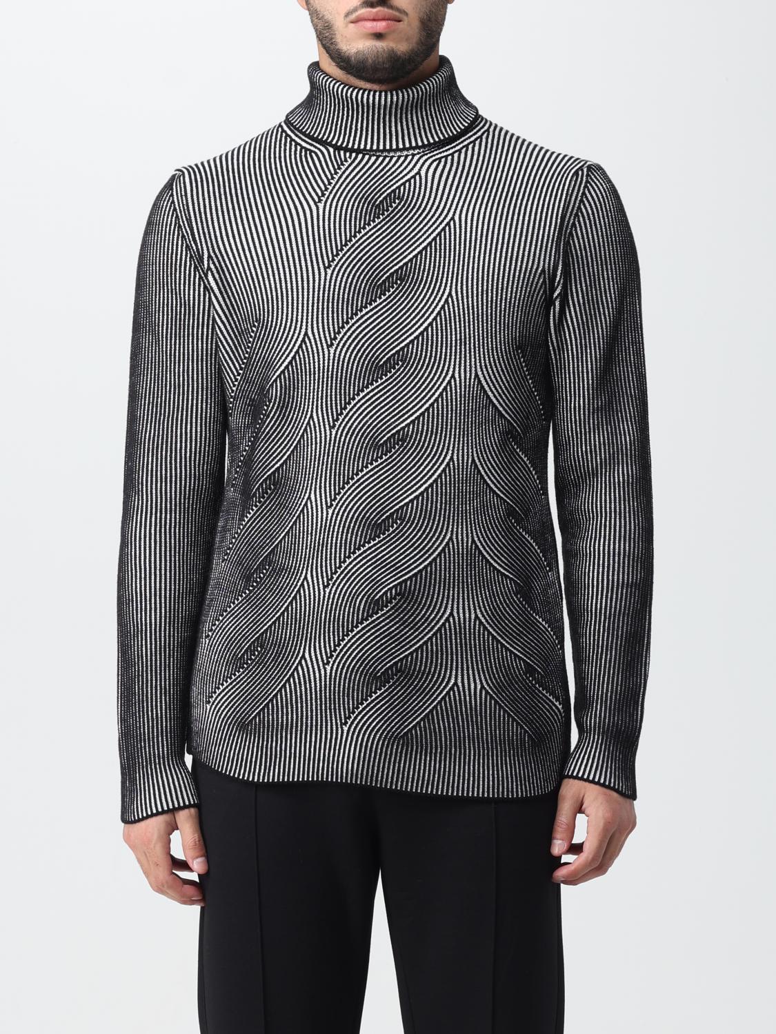 KARL LAGERFELD: Sweater men - Black | Karl Lagerfeld sweater ...
