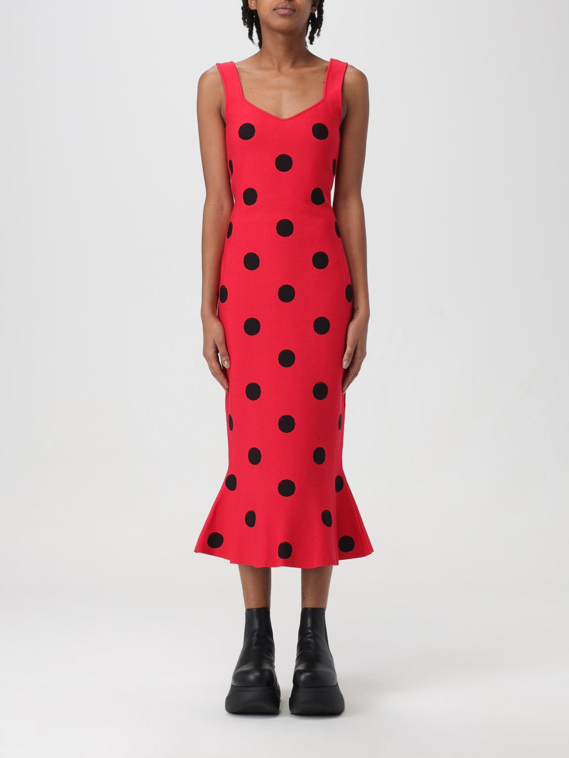 MARNI: Dress woman - Red | Marni dress ABMD0181Q2UFV113 online at ...